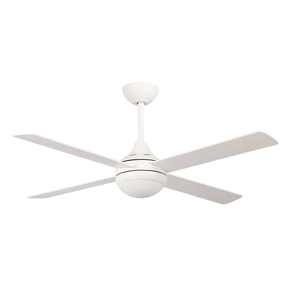 Claro Essentials Cooler 52" AC Ceiling Fan with LED Light. White ...